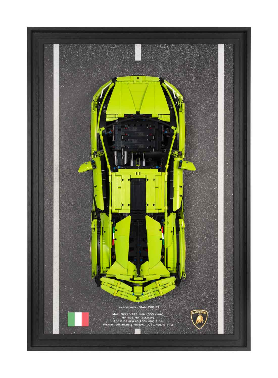 Lego Lamborghini Sián FKP 37 (42115) Display Frame | Treasure It Forever